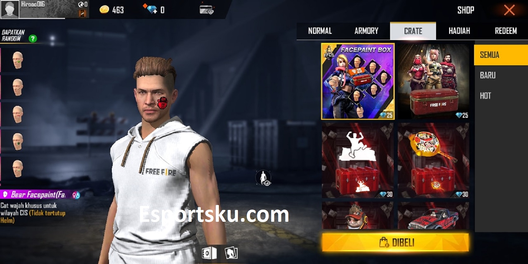 Facepaint Box FF di Free Fire Indonesia? – Esportsku