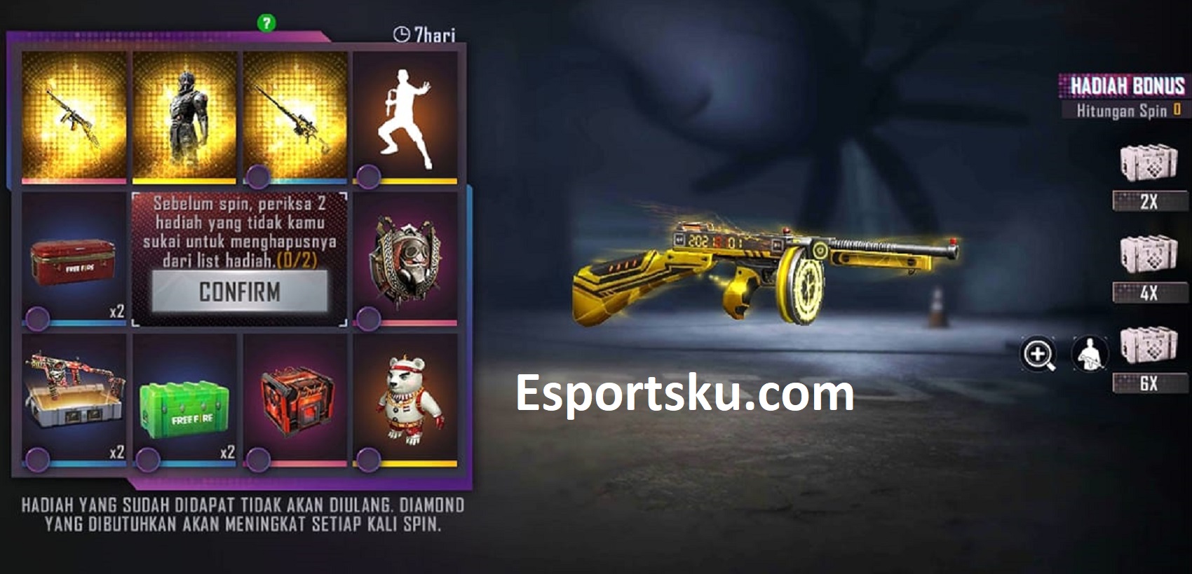 10 Skin Thompson Terbaik Free Fire (FF), Apa Saja? – Esportsku