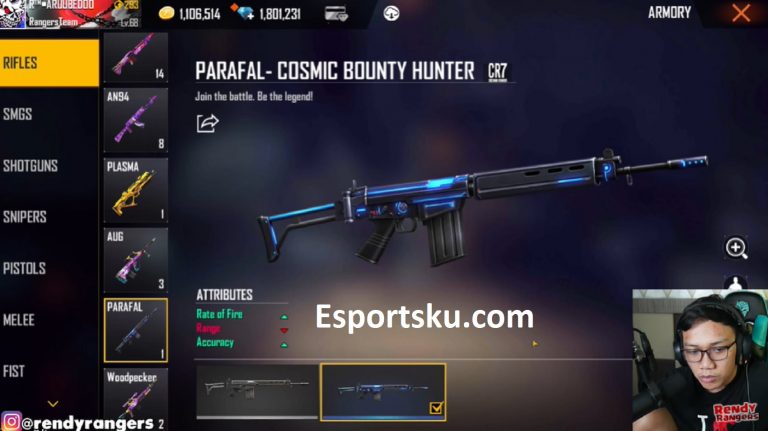 8 Kelebihan Dan Kekurangan Senjata Parafal Free Fire (FF) – Esportsku