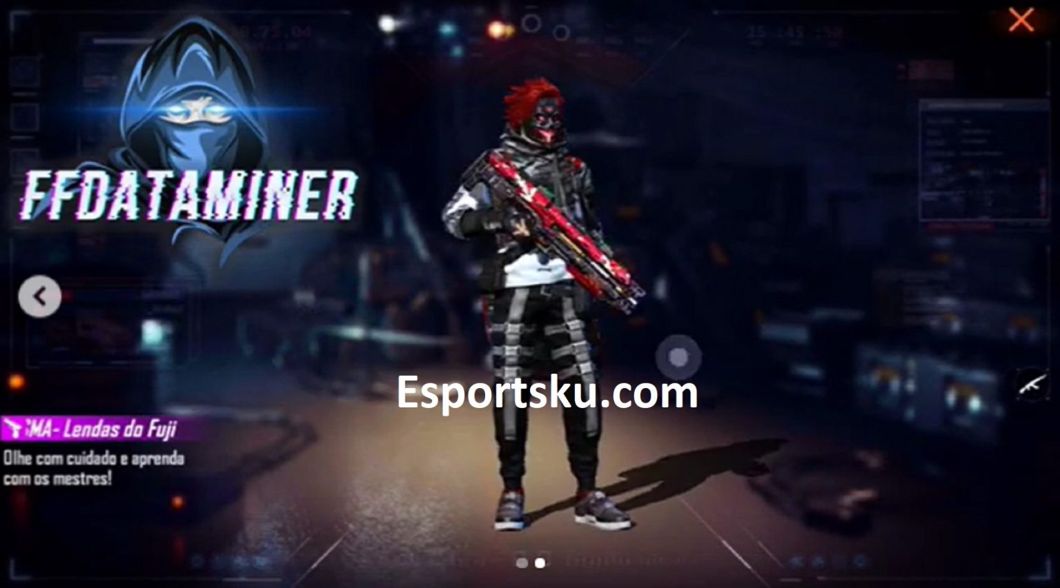 Skin Plasma Gun Fuji Free Fire (FF) – Esportsku