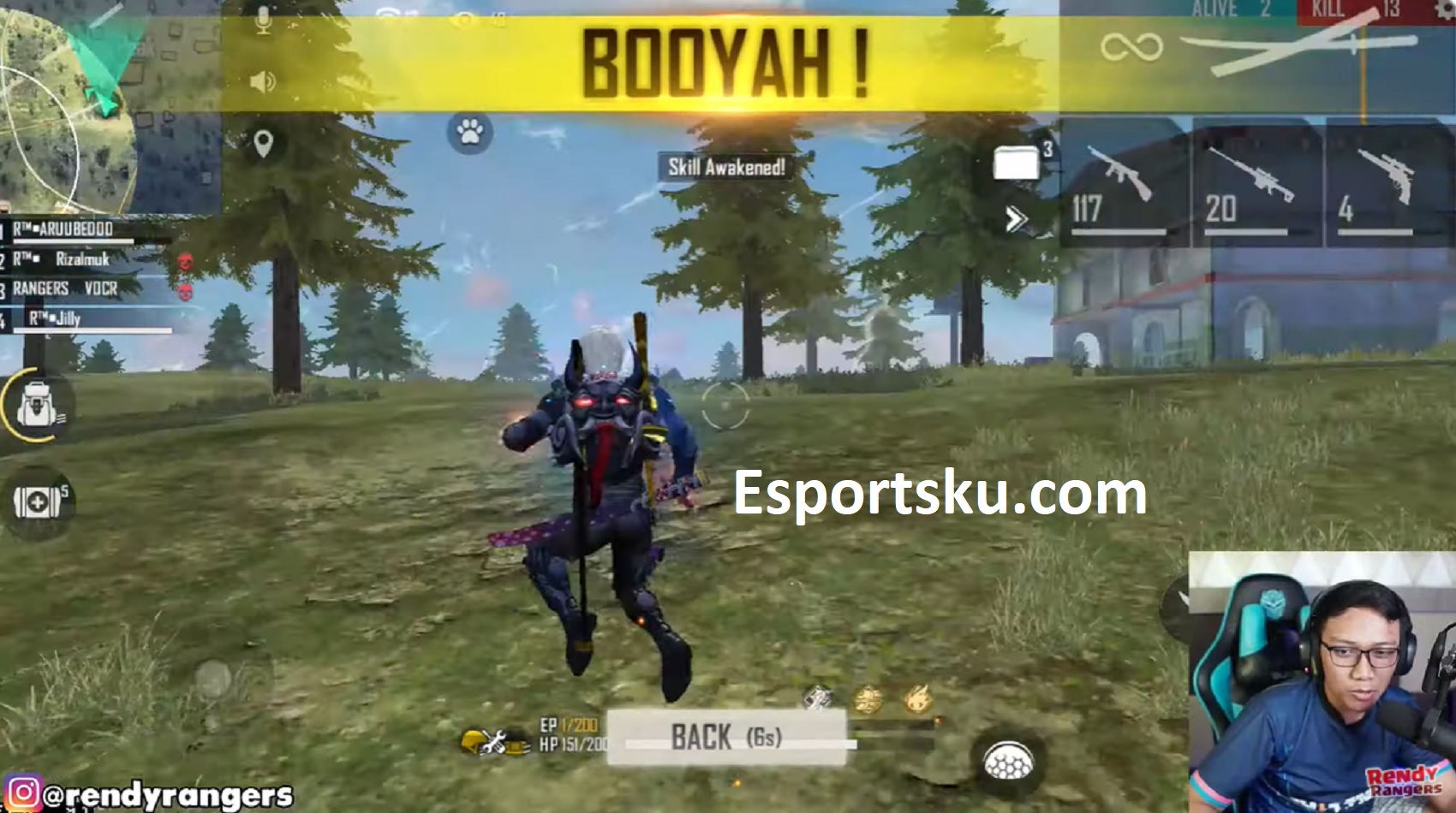 Sensitivitas Youtuber Rendy Rangers FF Terbaru 2023, Bikin Auto Win ...