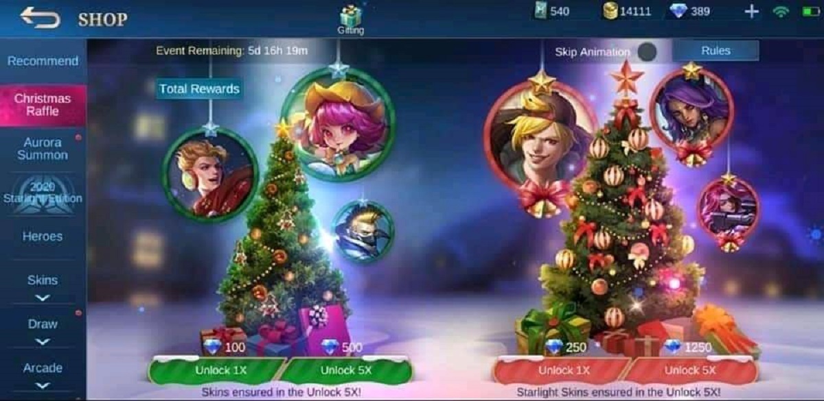 Tanggal Rilis & Hadiah Event Christmas Raffle Mobile Legends (ML ...