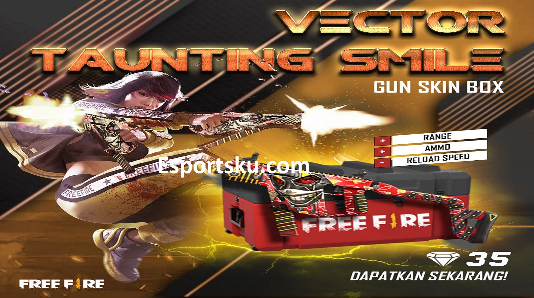 8 Kelebihan Dan Kekurangan Senjata Vector Free Fire (FF) – Esportsku