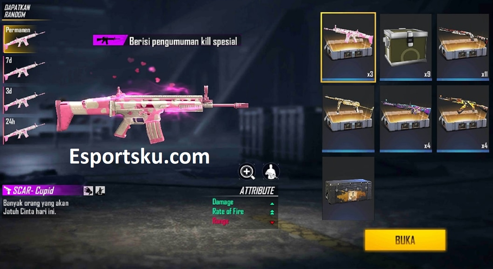 4 Trik Membuka Gun Skin Terbaru Free Fire (FF) – Esportsku
