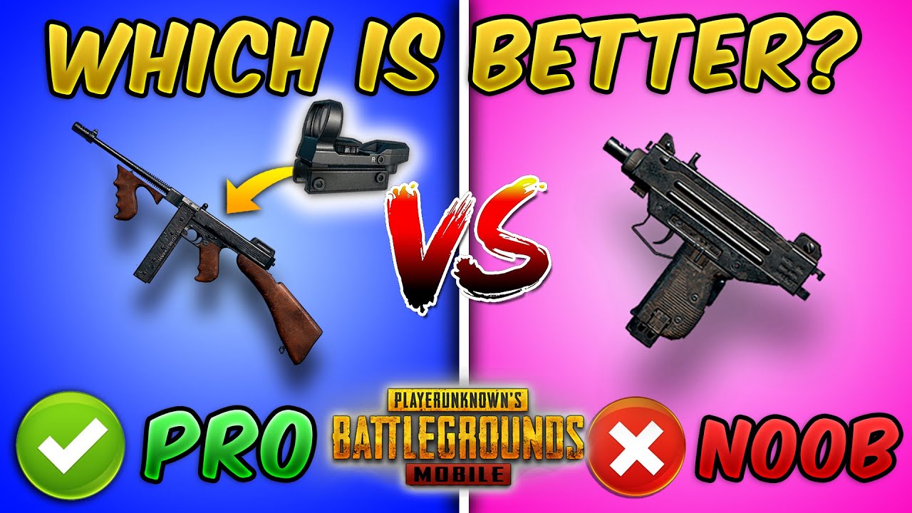 Micro Uzi VS Tommy Gun PUBG Mobile, Kamu Pilih yang Mana? – Esportsku