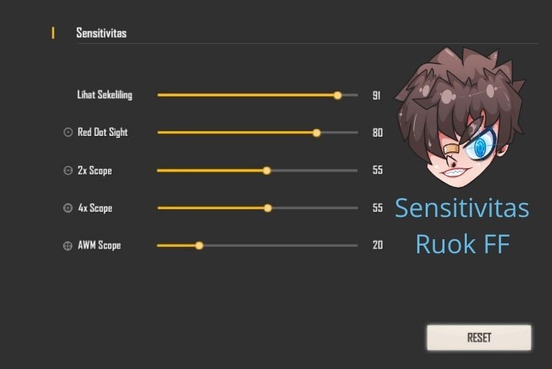 Sensitivitas Pemain Thailand Free Fire (FF), Headshot Terus Asal ...