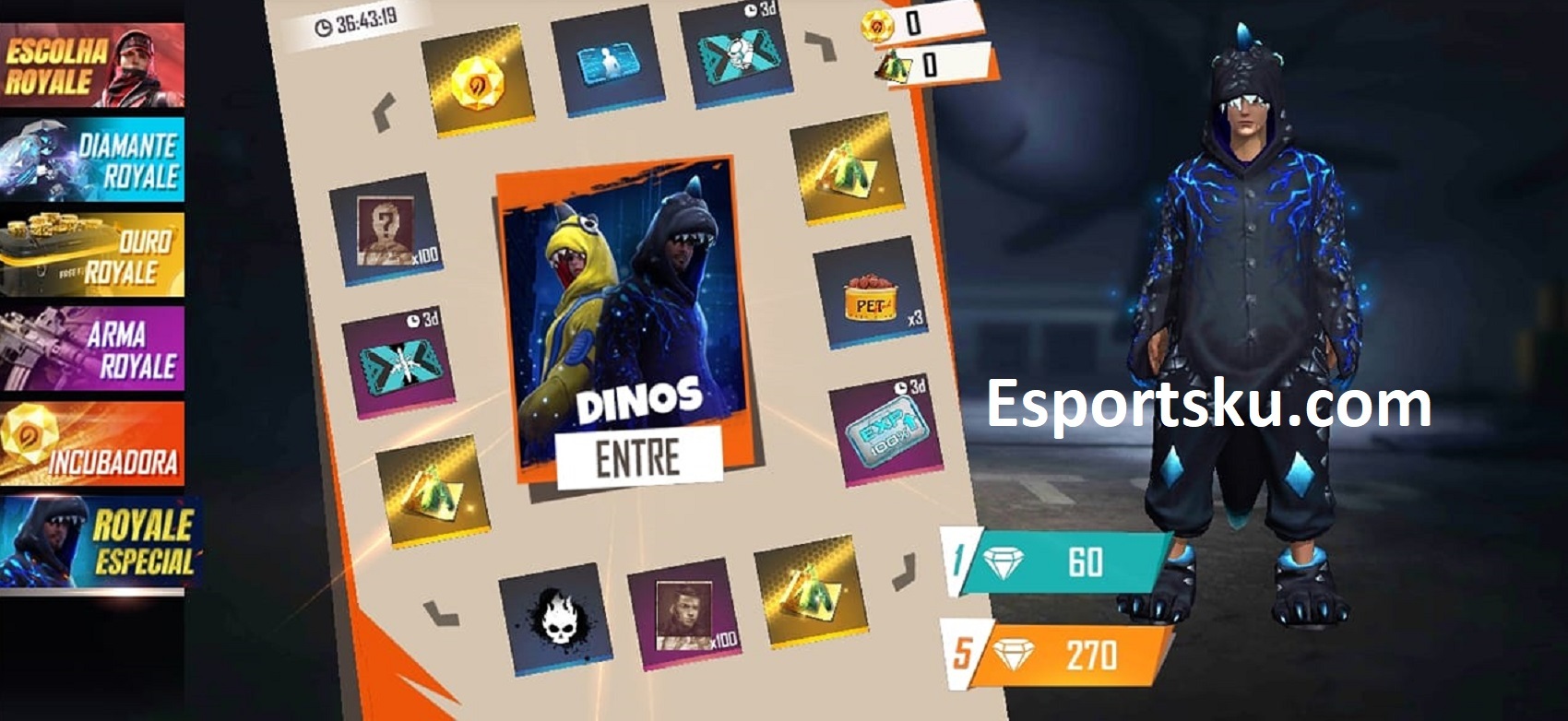 Bundle Dino FF Hadir Kembali Di Incubator Free Fire? – Esportsku