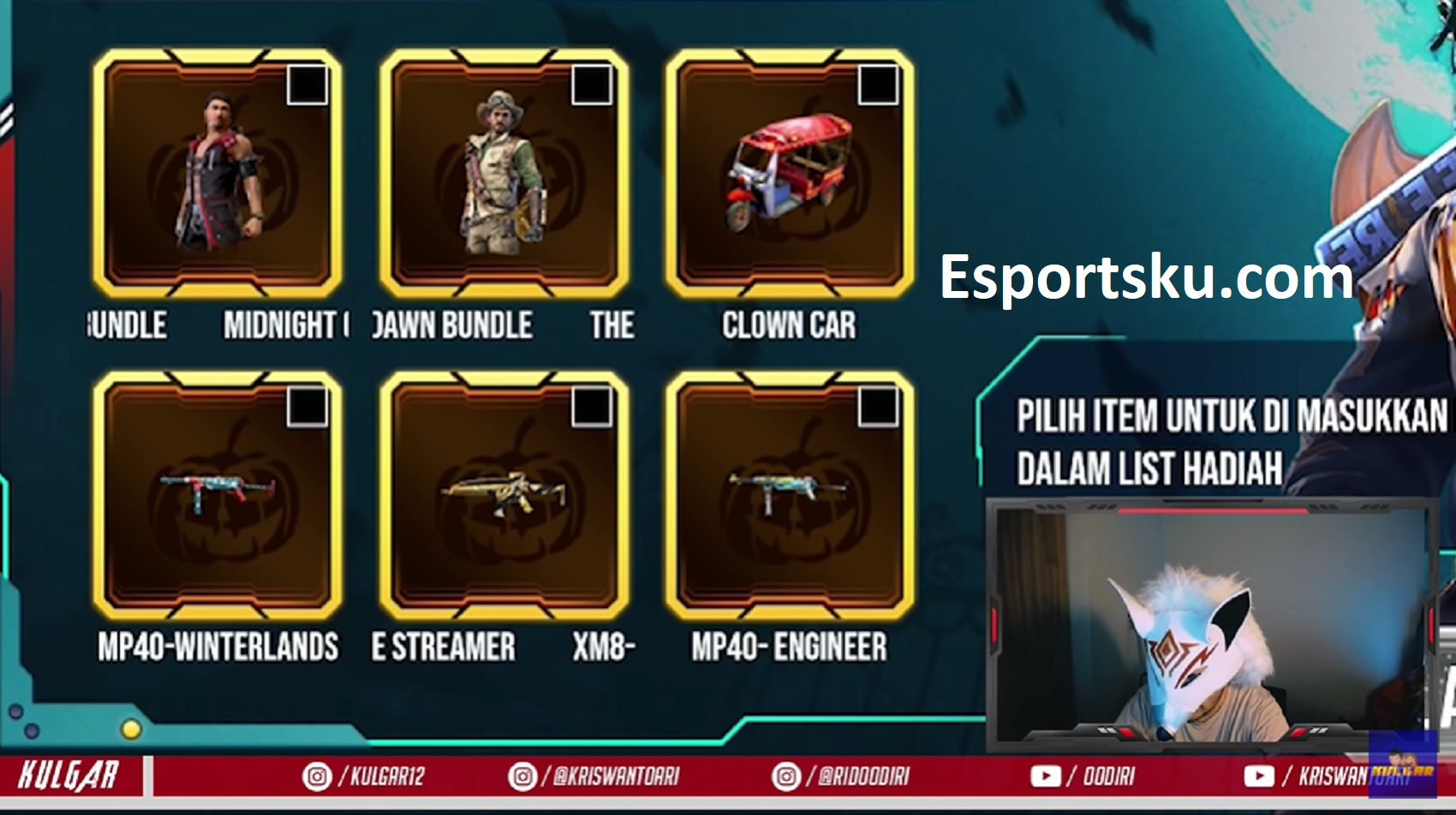 Cara Mendapatkan Bundle FF Midnight Gangster Free Fire – Esportsku