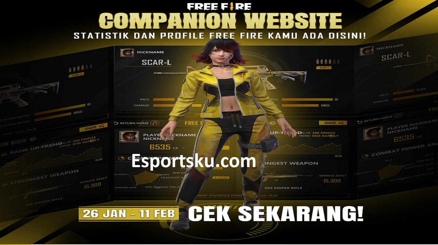 Pengertian dan Fungsi Companion Website Free Fire (FF) – Esportsku