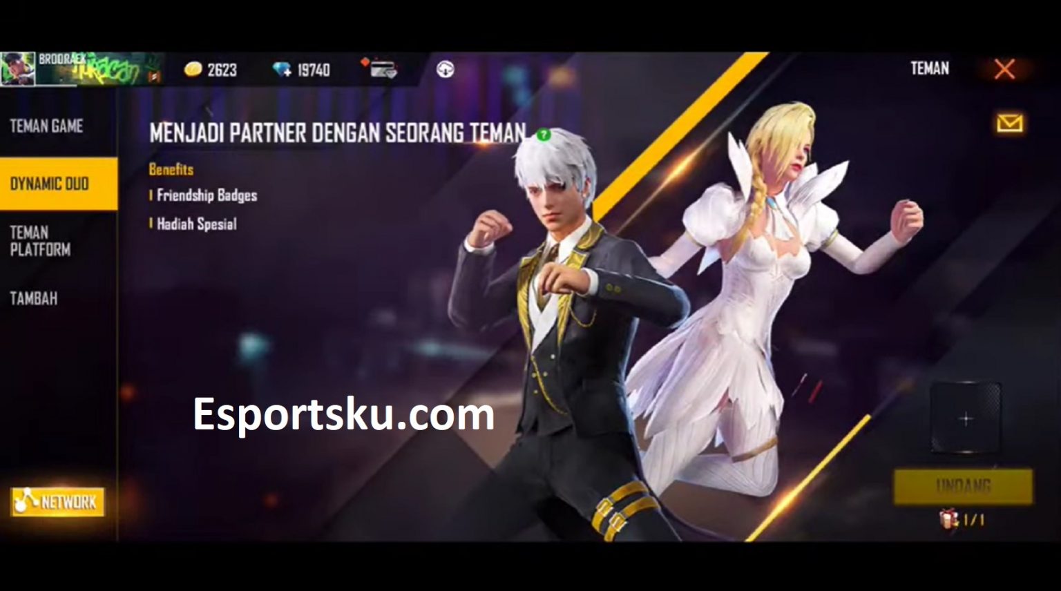 Dynamic Duo FF Cari Bundle Pasangan Free Fire! – Esportsku