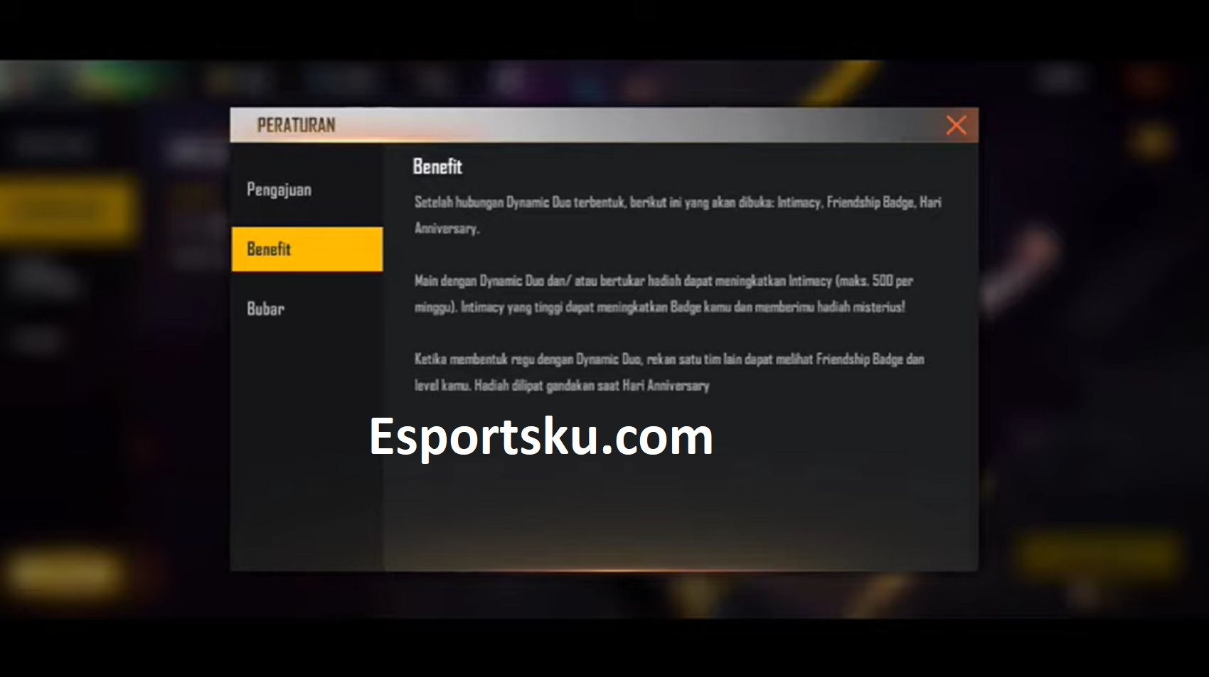 Cara Keluar dari Dynamic Duo Free Fire (FF) – Esportsku