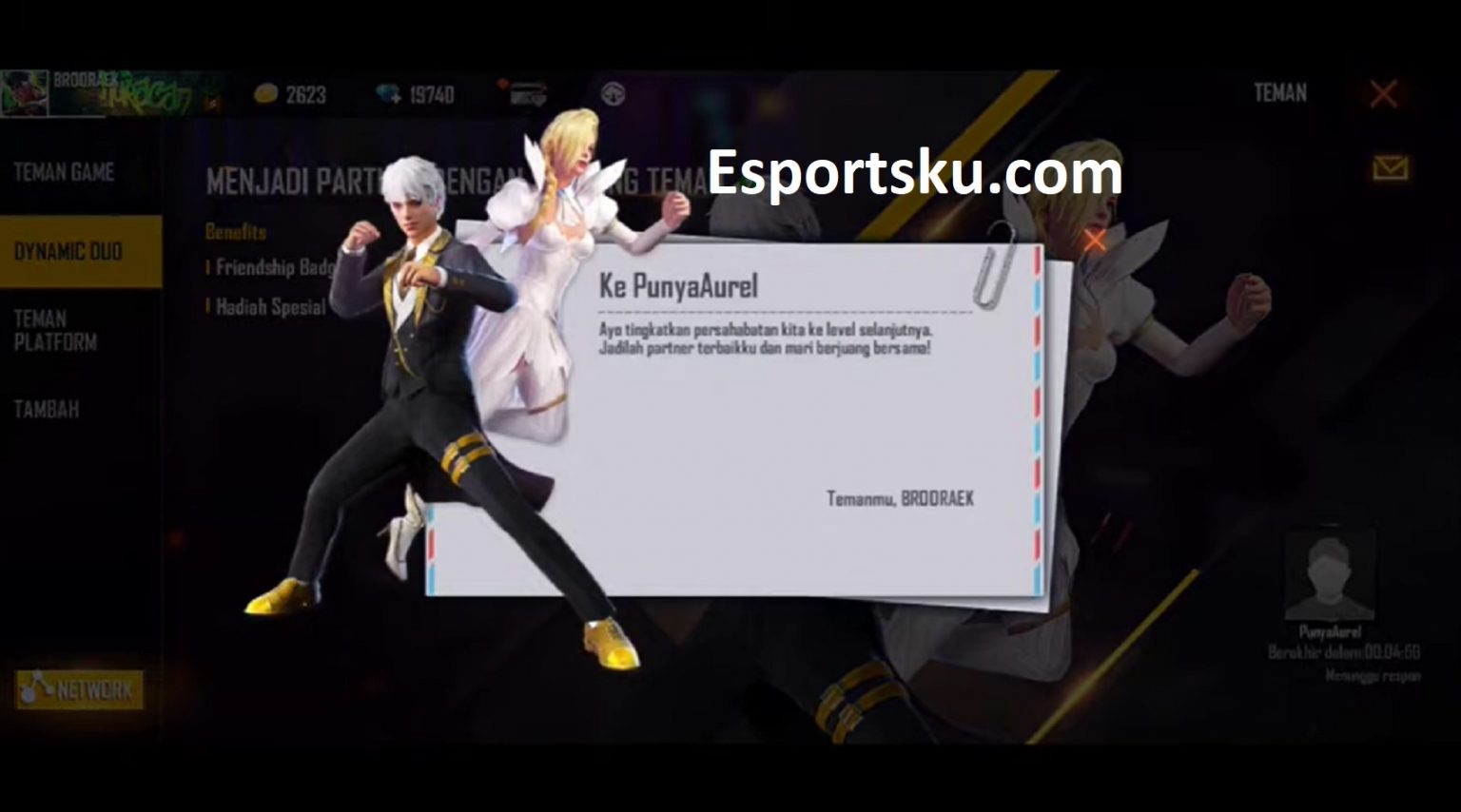 Dynamic Duo FF Cari Bundle Pasangan Free Fire! – Esportsku