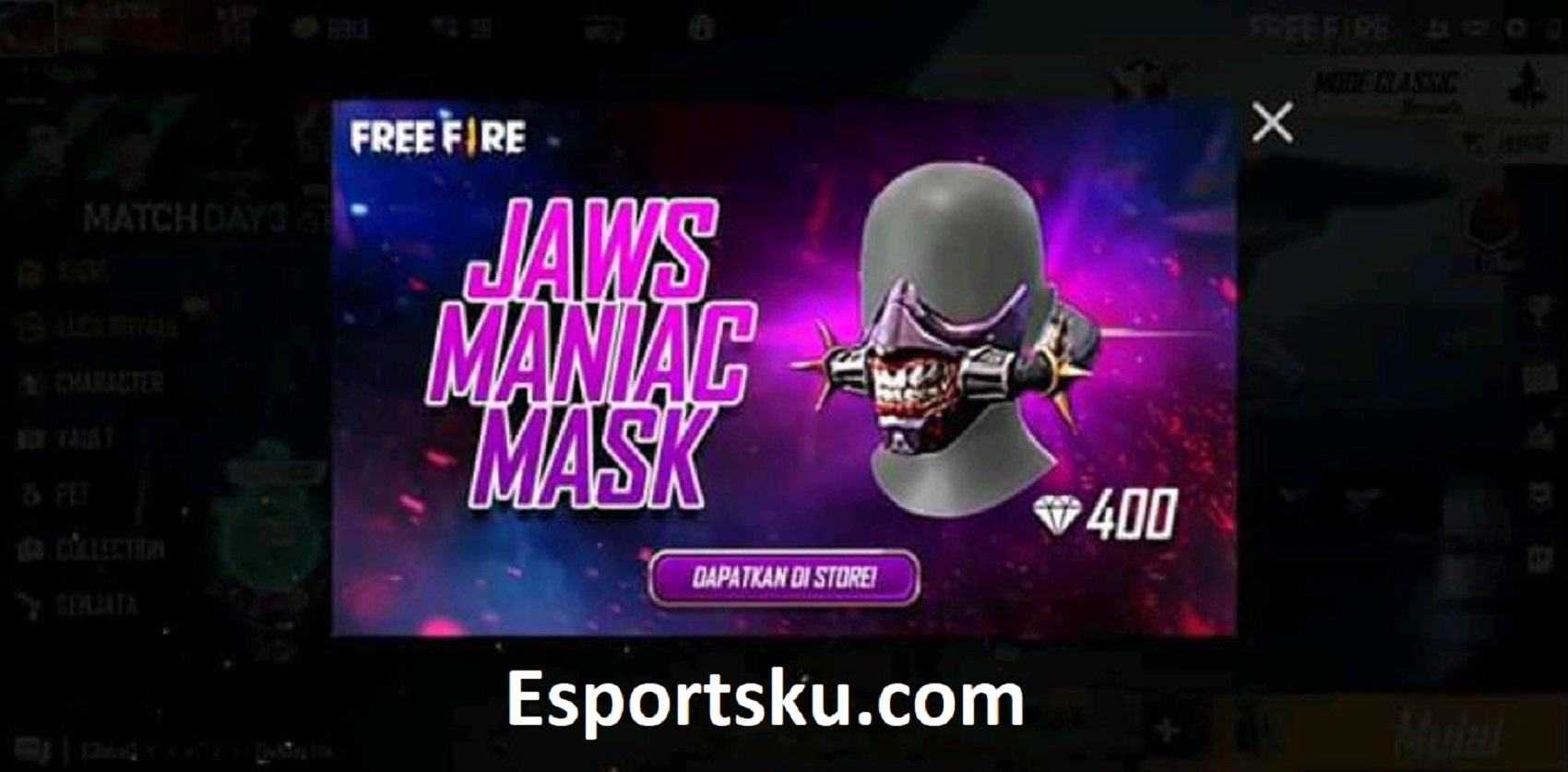 5 Alasan Skin Masker Populer di Free Fire (FF) – Esportsku