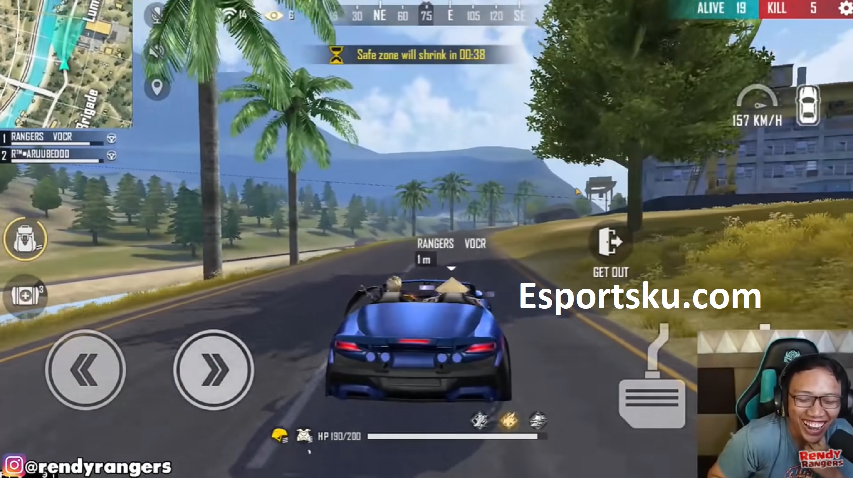 Review Skin Sports Car FFCS oleh Rendy Free Fire – Esportsku