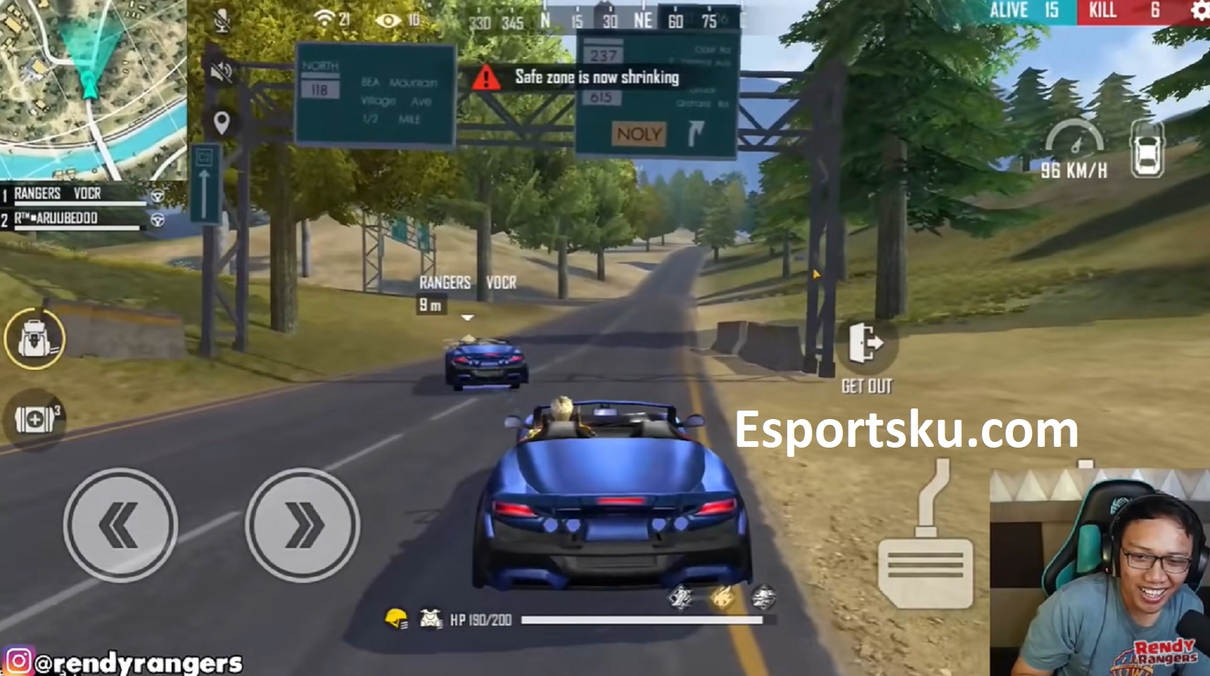 Review Skin Sports Car FFCS oleh Rendy Free Fire – Esportsku