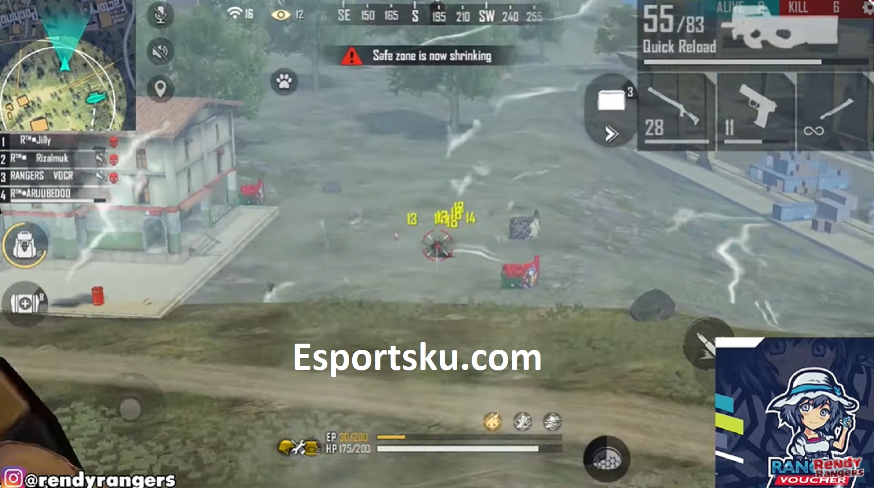 Review Skin P90 Incubator FF Rendy Rangers Free Fire – Esportsku