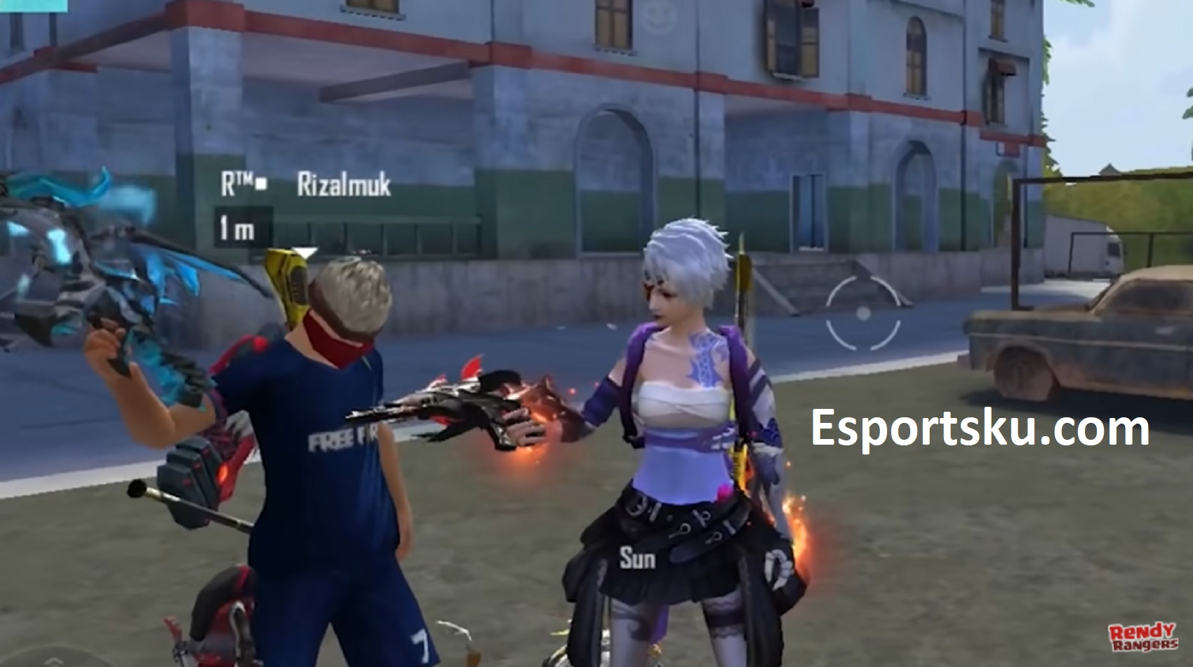 Review Skin Scar FF Megalodon Rendy Rangers Free Fire