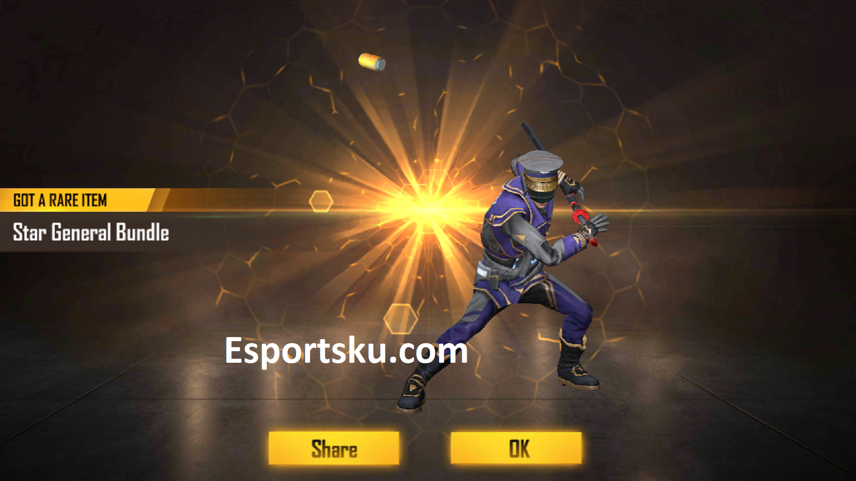 Cara Dapatkan Star General Bundle FF dan Skin Motor Torn Legacy Free ...