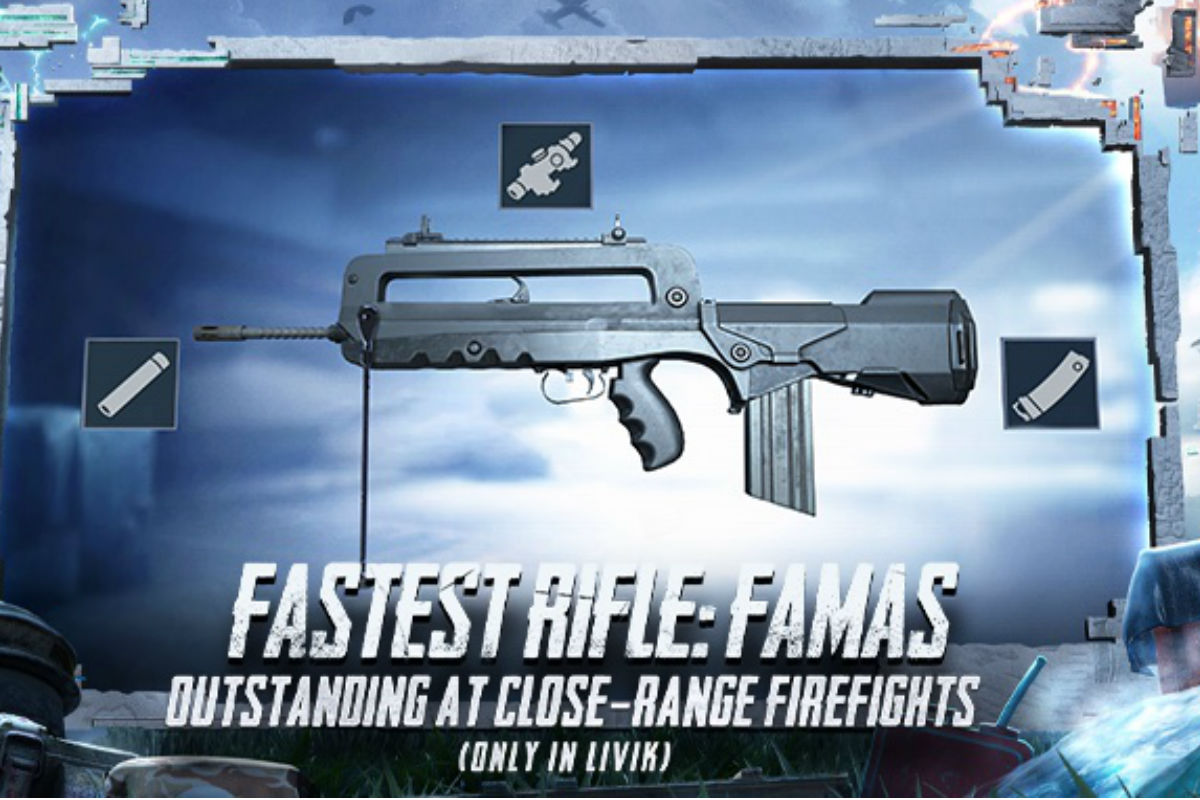 Tips Menggunakan FAMAS di Livik PUBG Mobile, AR Rasa SMG! – Esportsku