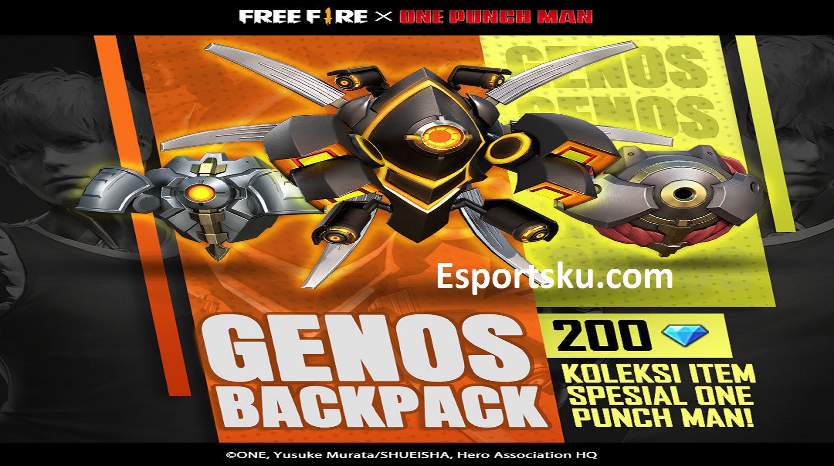 Backpack Genos FF Hadir Dalam Shop Free Fire – Esportsku