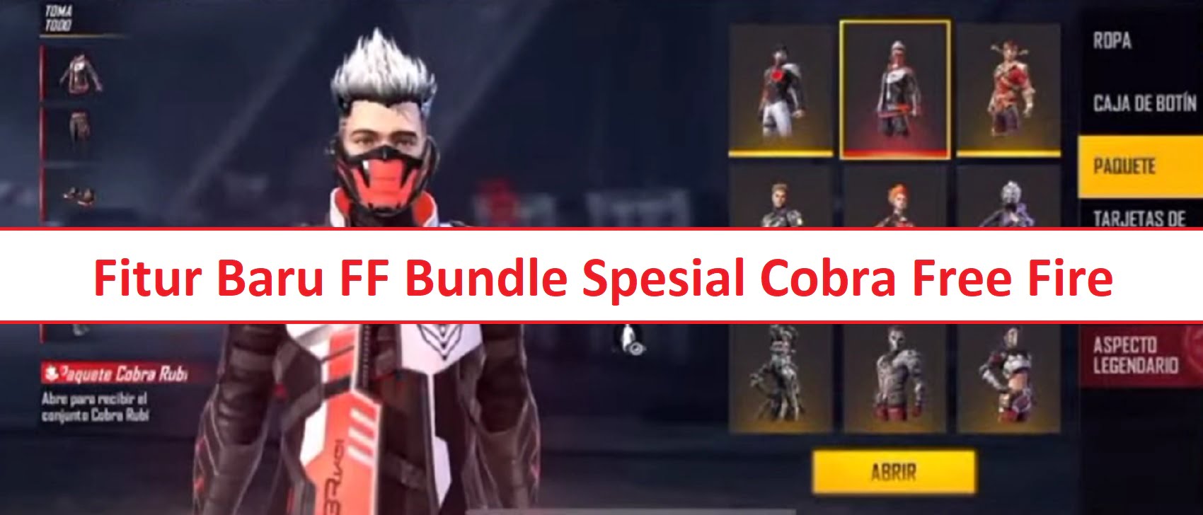 Fitur Baru FF Bundle Spesial Cobra Free Fire – Esportsku