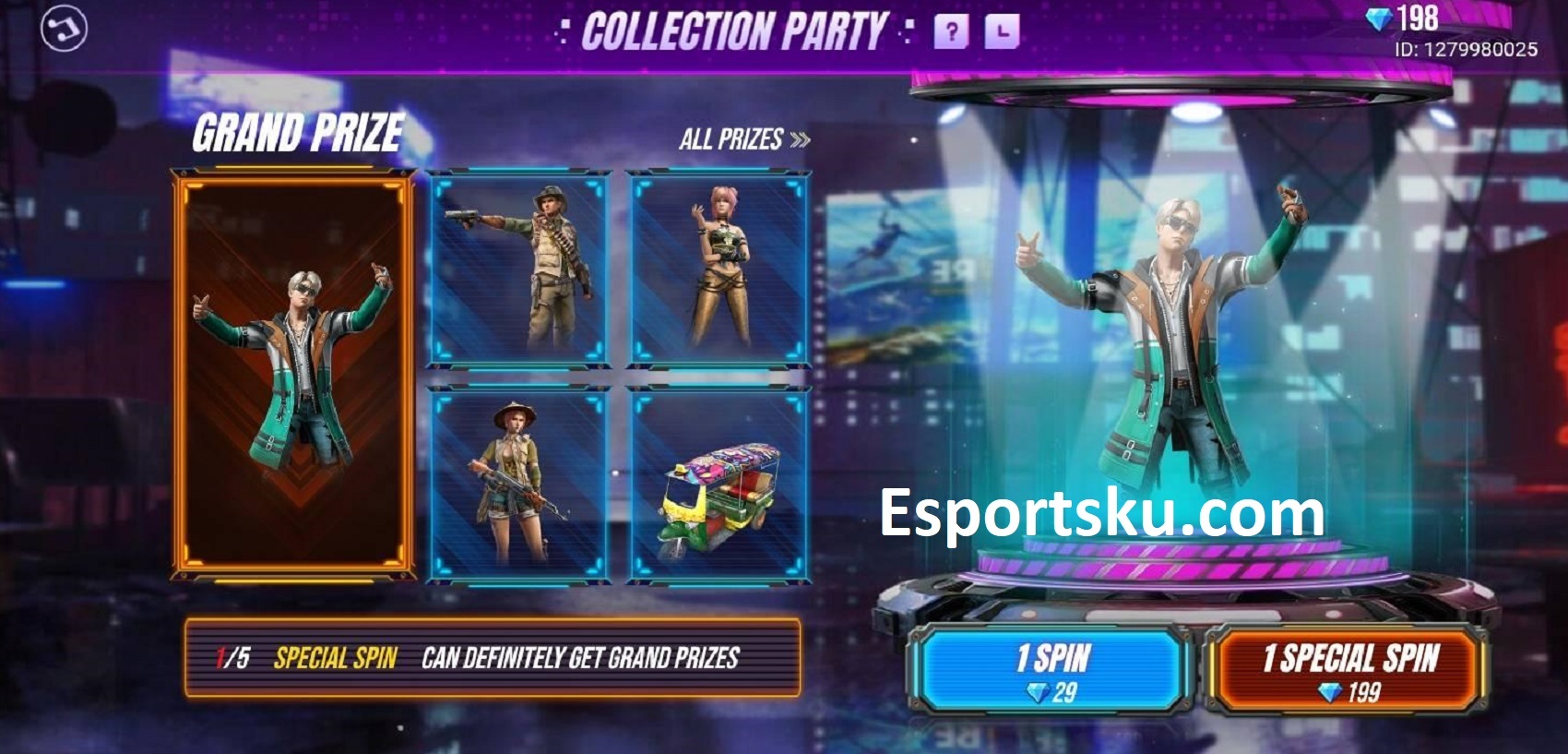 Cara Mendapatkan Bundle Lush Clubber Free Fire (FF) – Esportsku