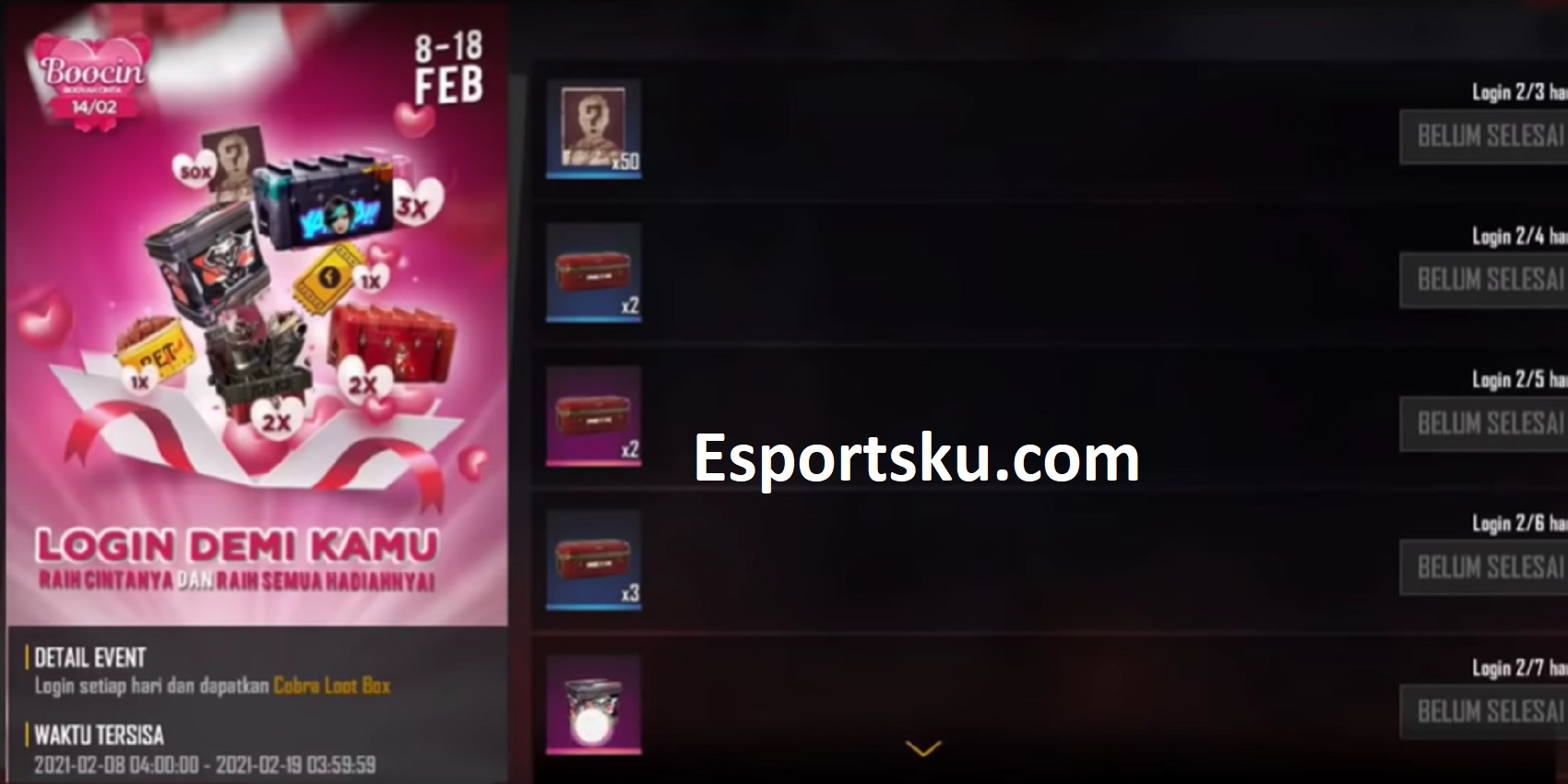 Cara Dapat Skin FF Deathbox Cobra Free Fire – Esportsku