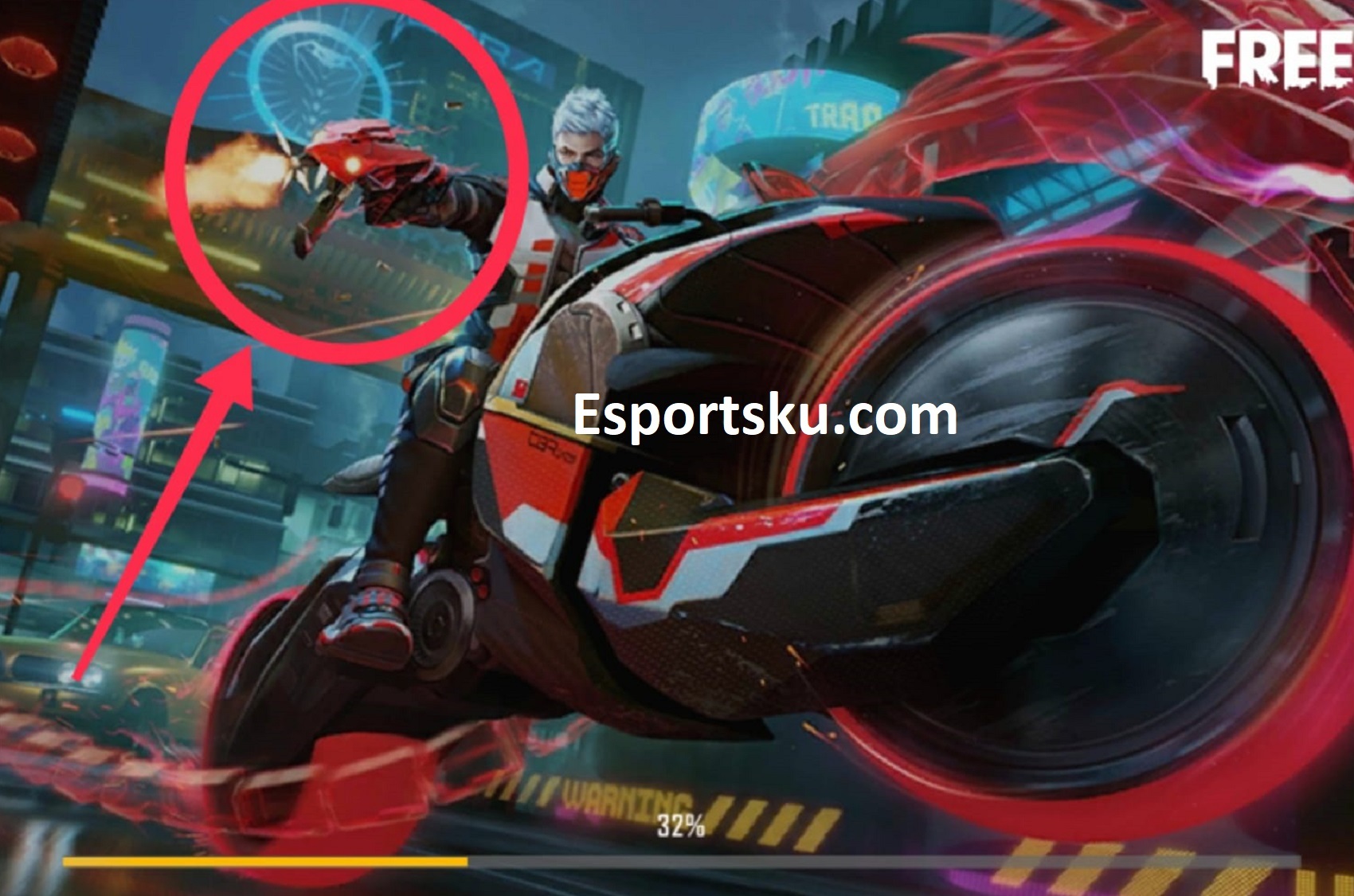 Skin Evolution Gun MP40 Predator Cobra Free Fire (FF) – Esportsku