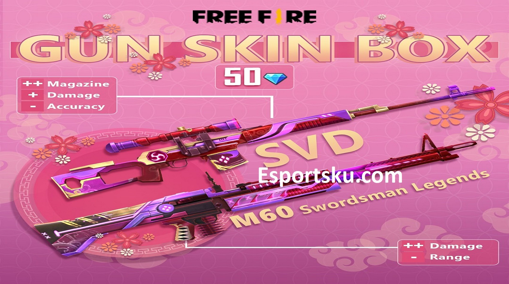 Gun Skin Box FF Swordman Legends Shop di Free Fire – Esportsku