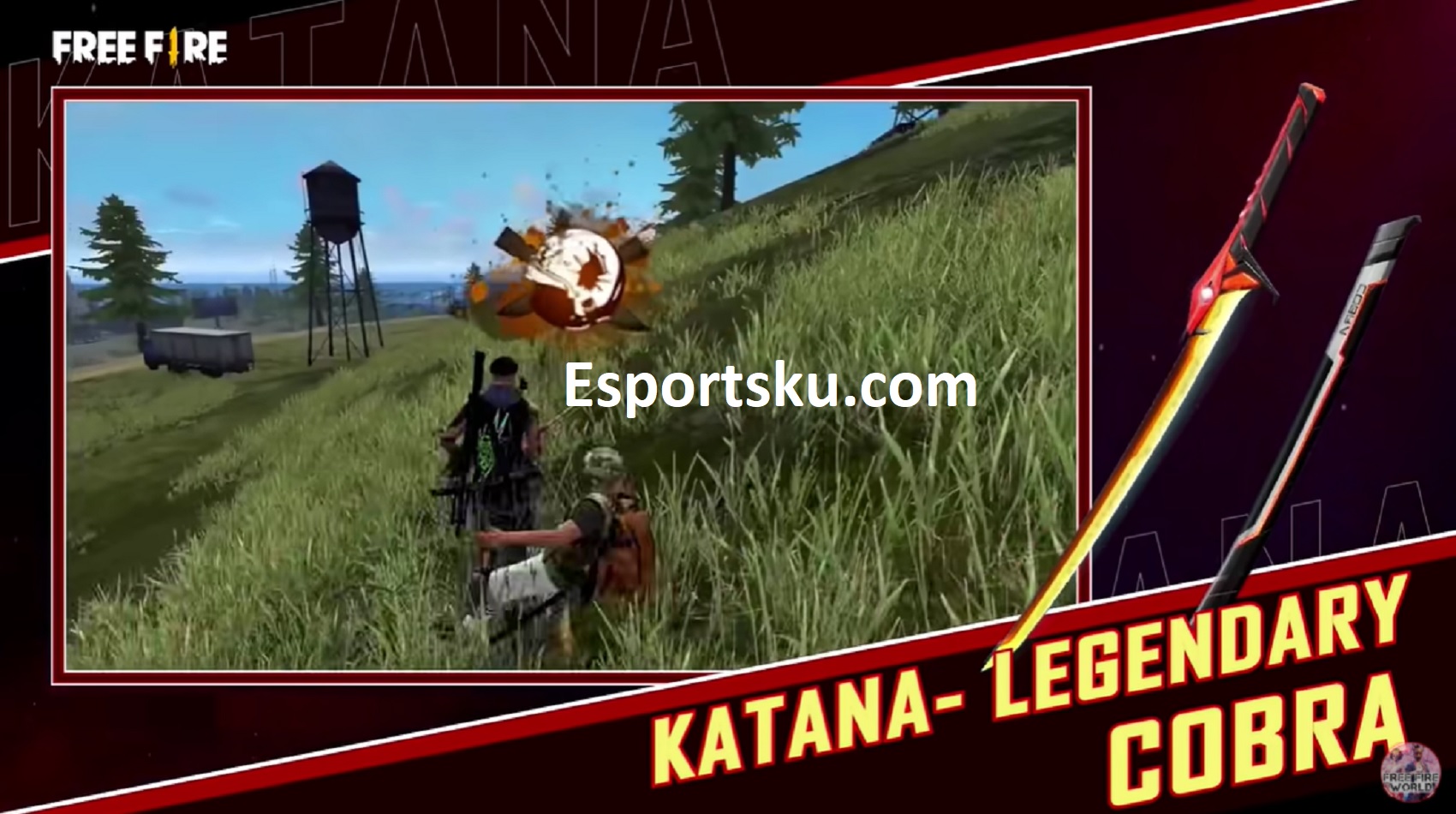 Skin Katana Cobra Free Fire (FF), Skin Legendary! – Esportsku