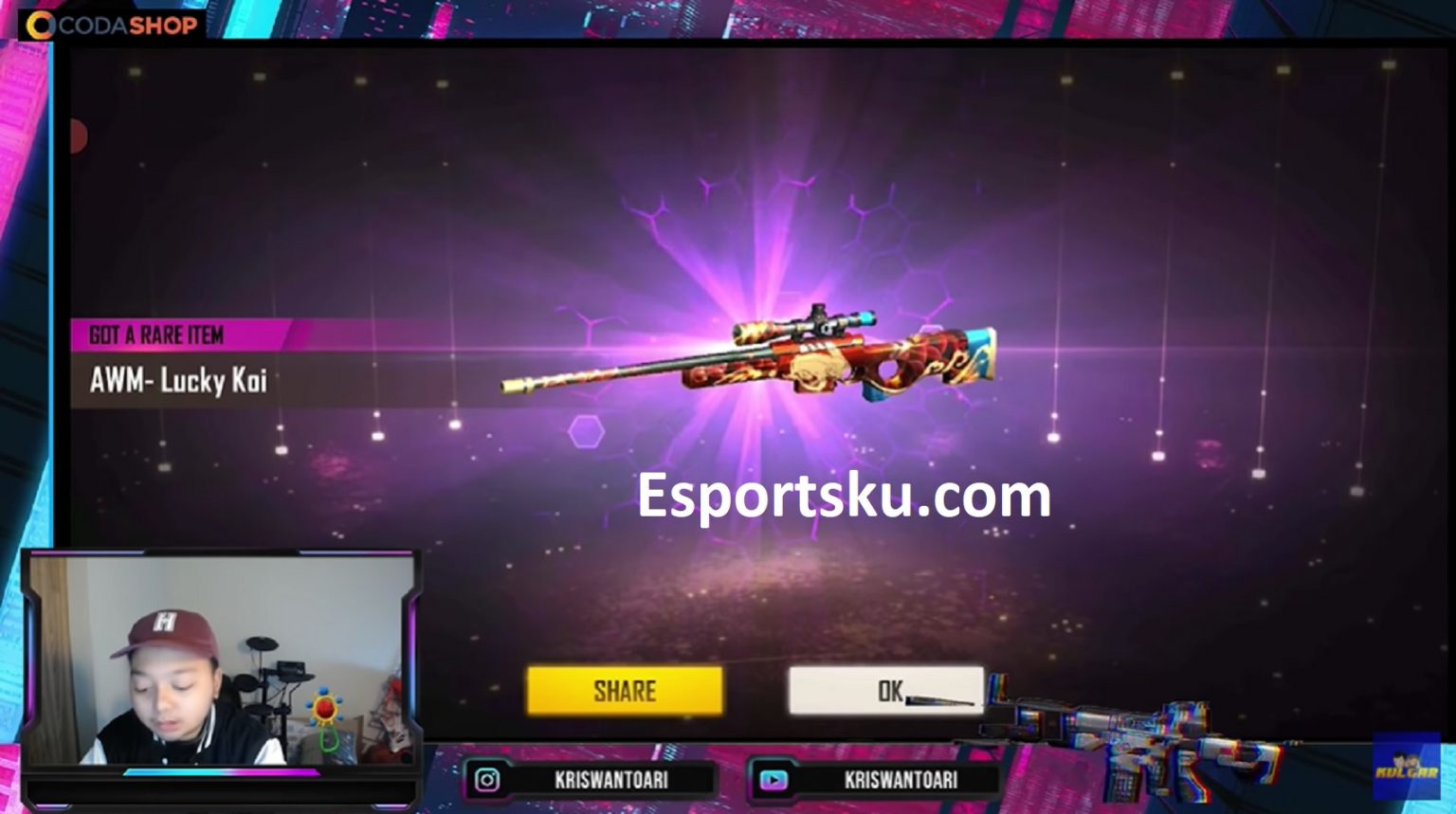 Skin AWM FF Lucky Koi Hadir di Weapon Royale Free Fire – Esportsku