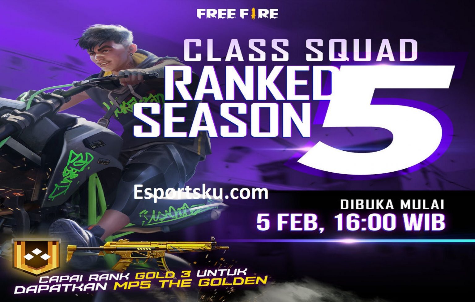 Clash Squad FF Ranked Season 5 Dibuka Free Fire – Esportsku