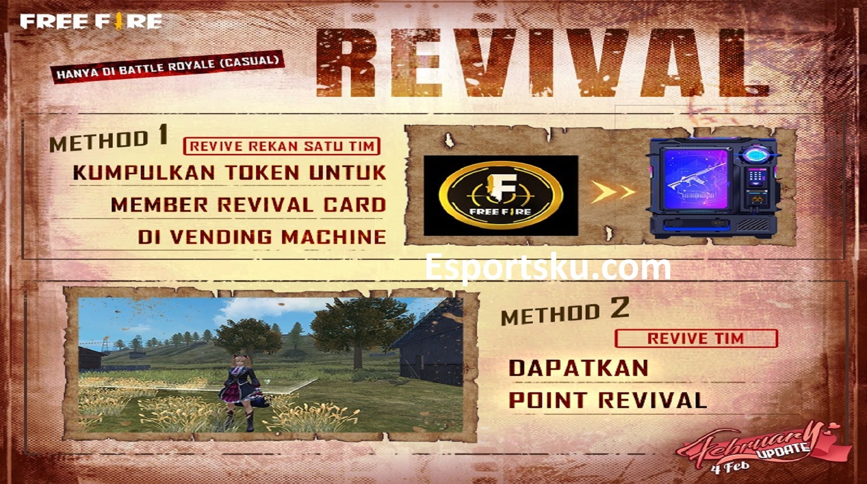 Cara Menggunakan Reviver Card Dan Return Area Di Free Fire – Esportsku