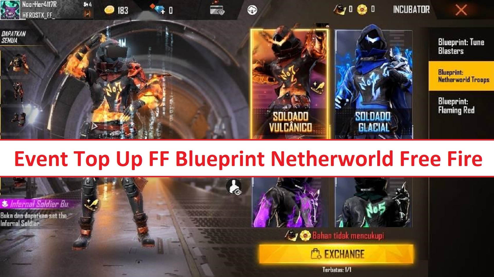 Event Top Up FF Blueprint Netherworld Free Fire – Esportsku