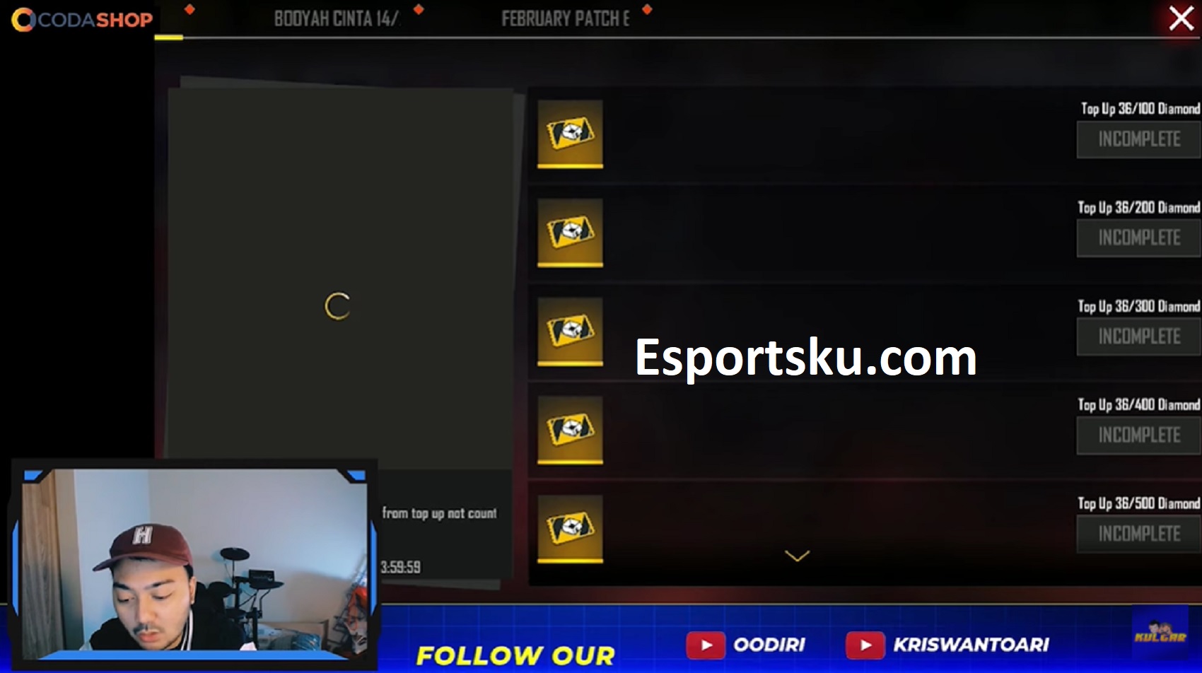 Gratis Ticket Costum Room Free Fire di Top Up FF – Esportsku