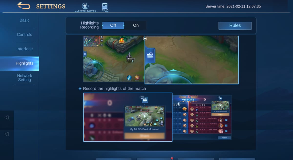 Cara Mengaktifkan Highlights Mobile Legends (ML) – Esportsku