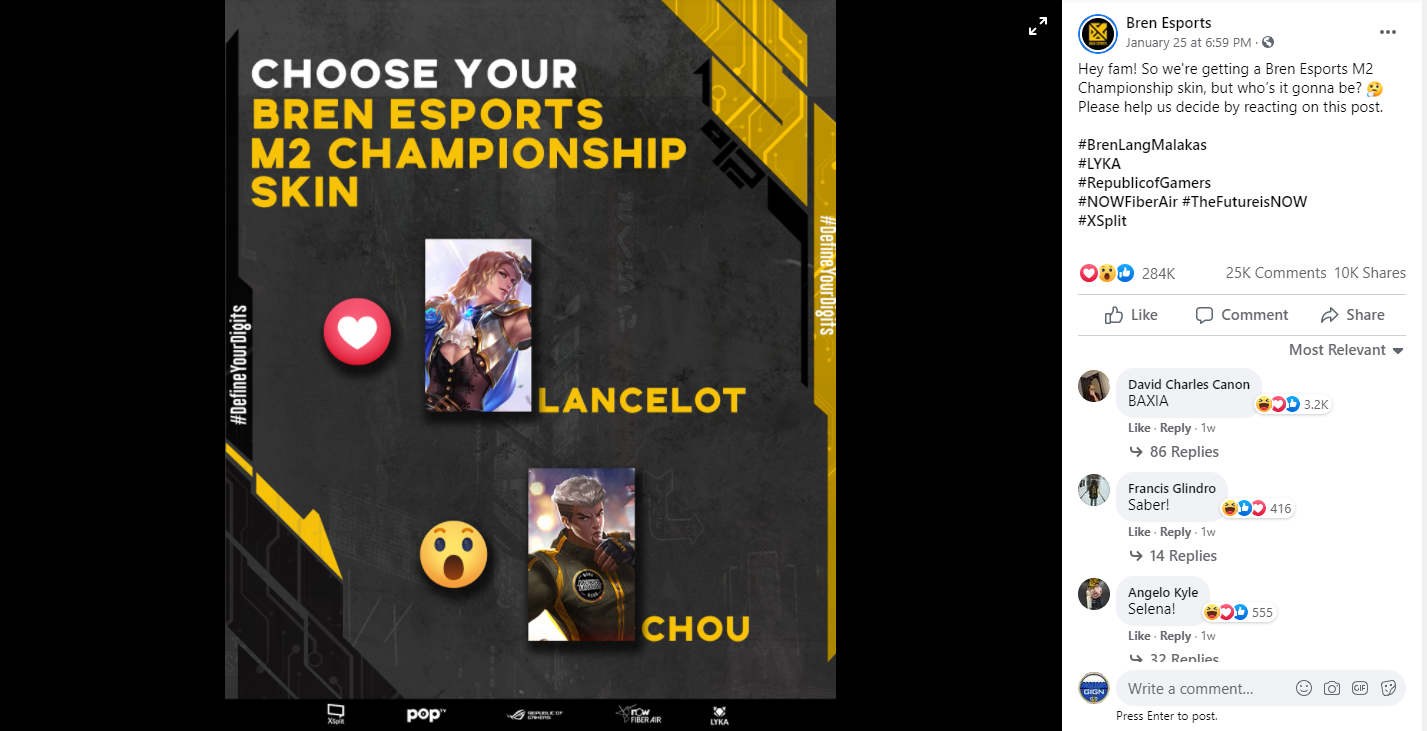 Cara Mendapatkan Skin Lancelot M2 BREN Esports Gratis di Mobile Legends ...