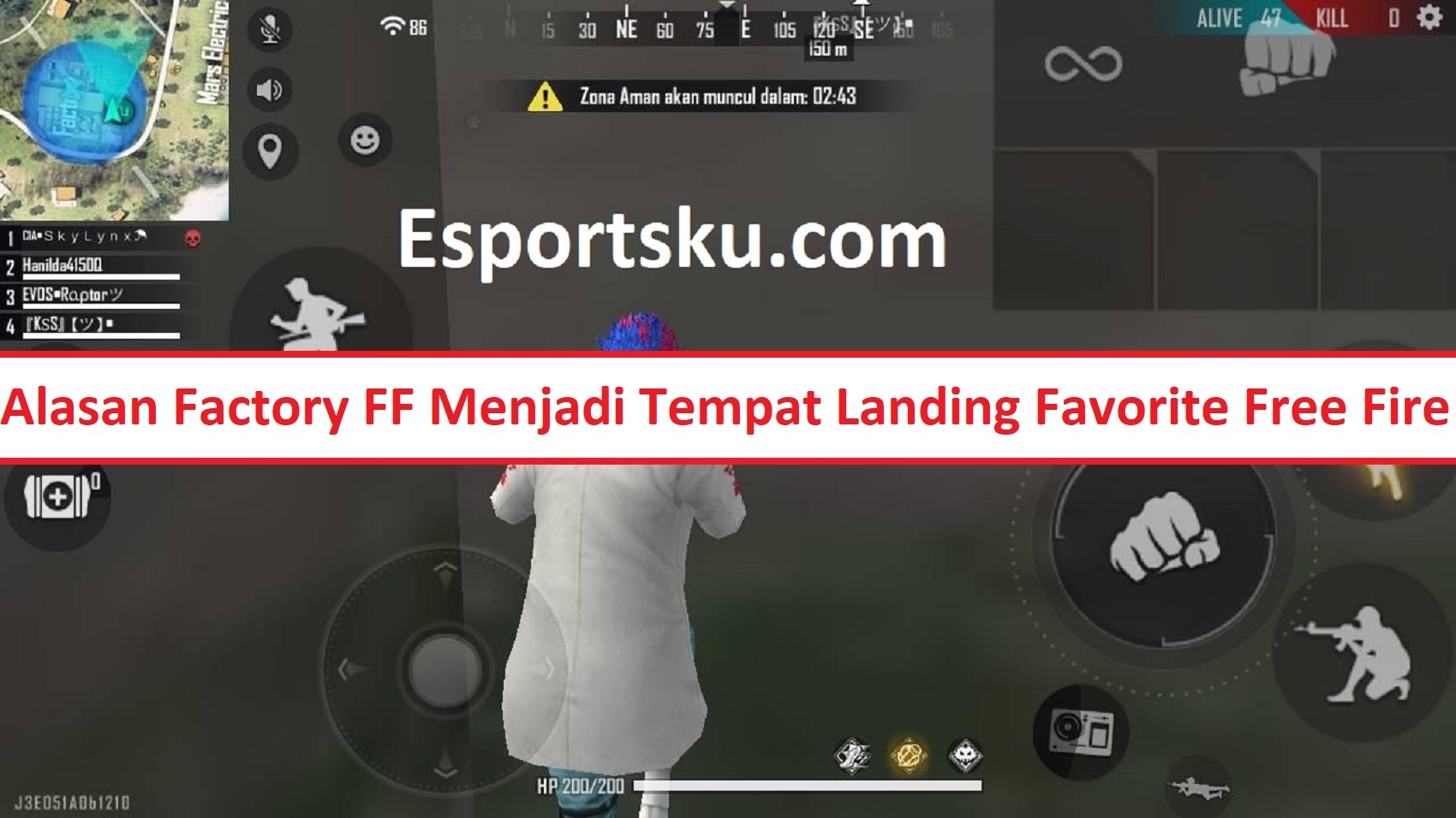 Alasan Factory FF Menjadi Tempat Landing Favorite Free Fire – Esportsku
