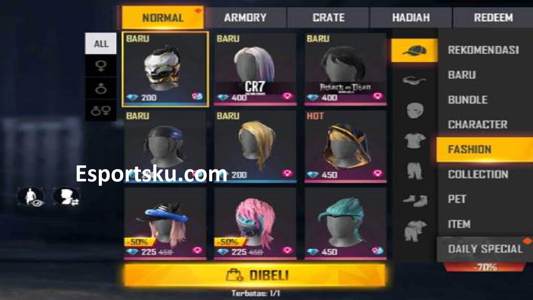 Cara Mendapatkan Booyah Helm Free Fire (FF) – Esportsku