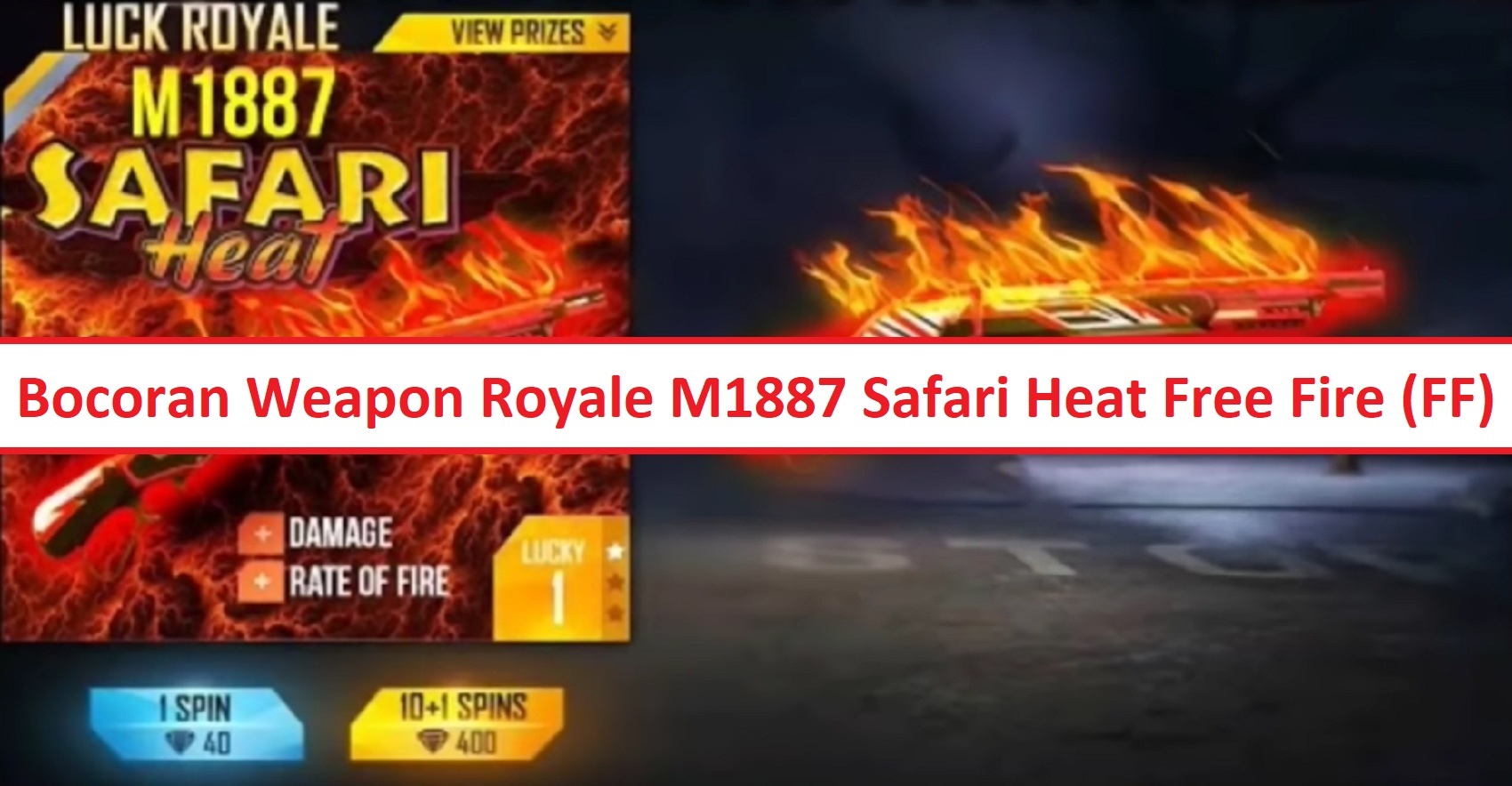 M1887 Safari Heat Free Fire (FF) di Weapon Royale Baru! – Esportsku