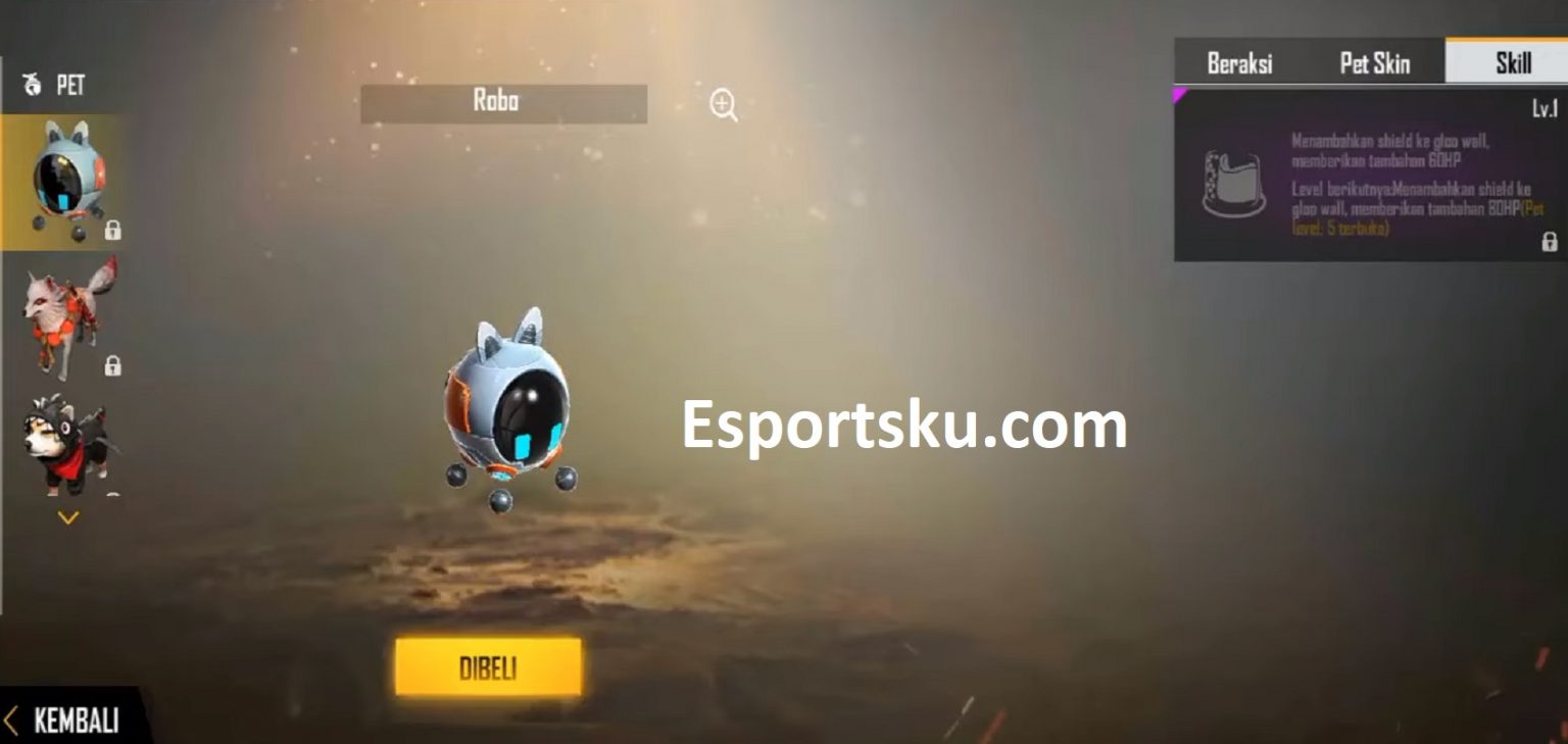 5 Pet FF Pembantu Karakter Maro Free Fire – Esportsku