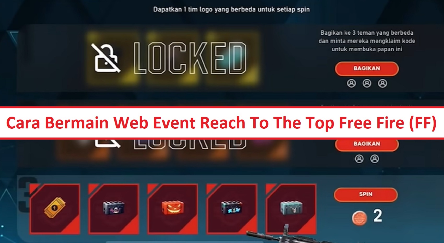 Cara Bermain Web Event Reach To The Top Free Fire (FF) – Esportsku