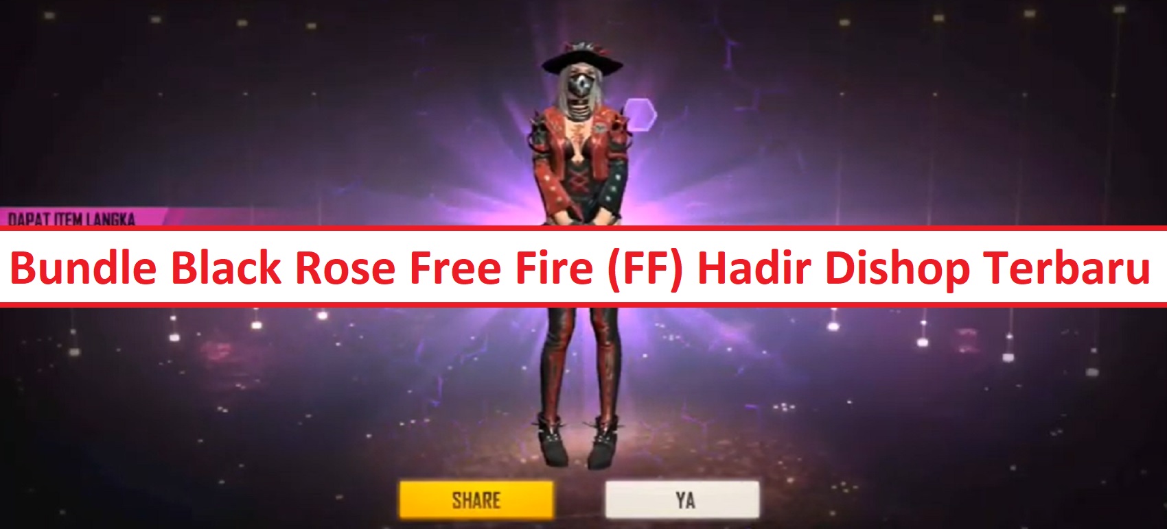 Bundle Black Rose Free Fire (FF) Hadir Dishop Terbaru – Esportsku