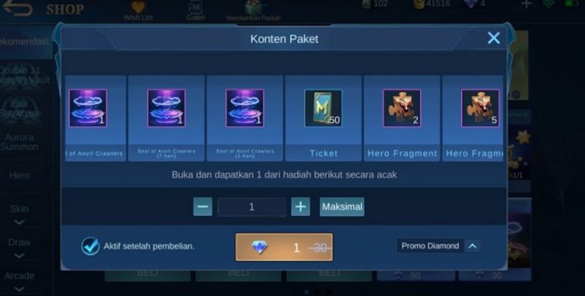 Kapan Resale Efek Recall Tas-tas 2024 Mobile Legends (ML)? – Esportsku