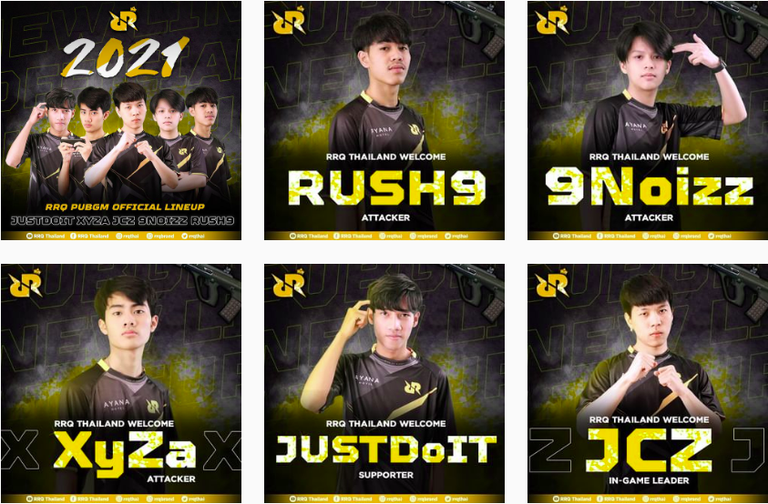 Squad Baru RRQ Athena untuk PMPL Thailand Season 3 – Esportsku