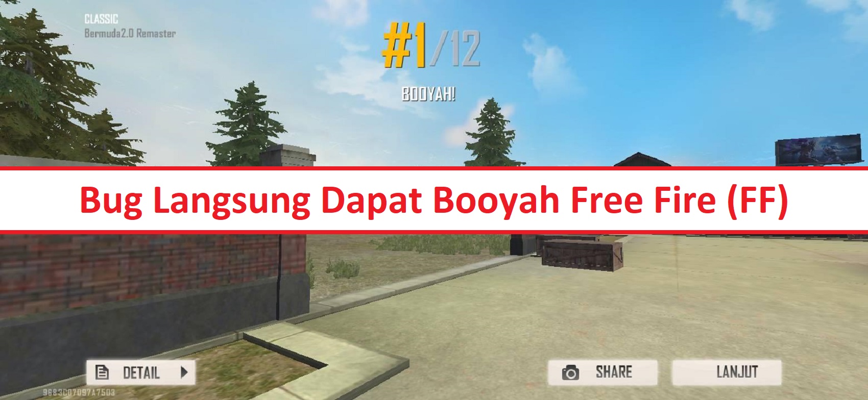 Bug Langsung Dapat Booyah Free Fire (FF) – Esportsku