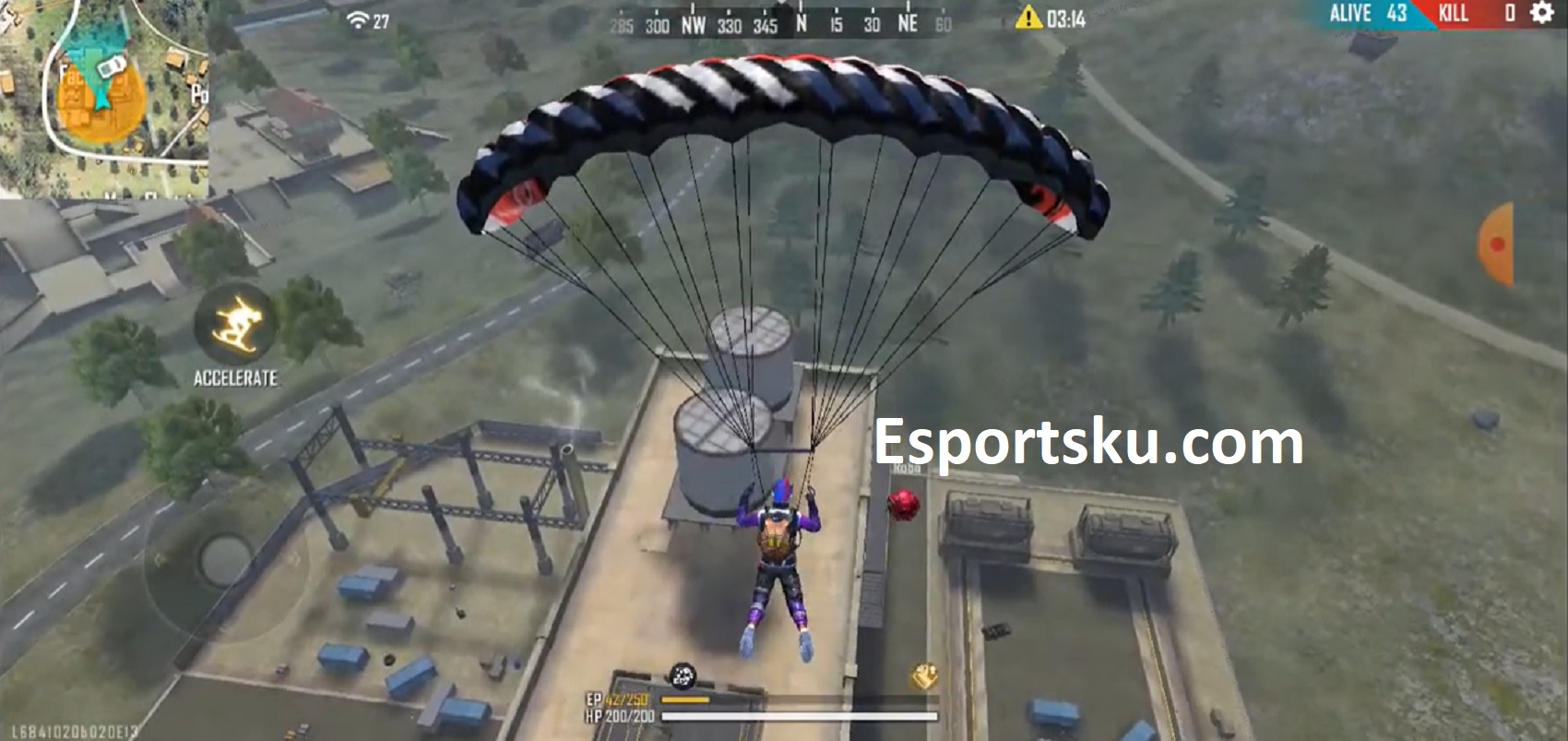 Cara Mendapatkan Skin Parachute FFCS Free Fire (FF) – Esportsku