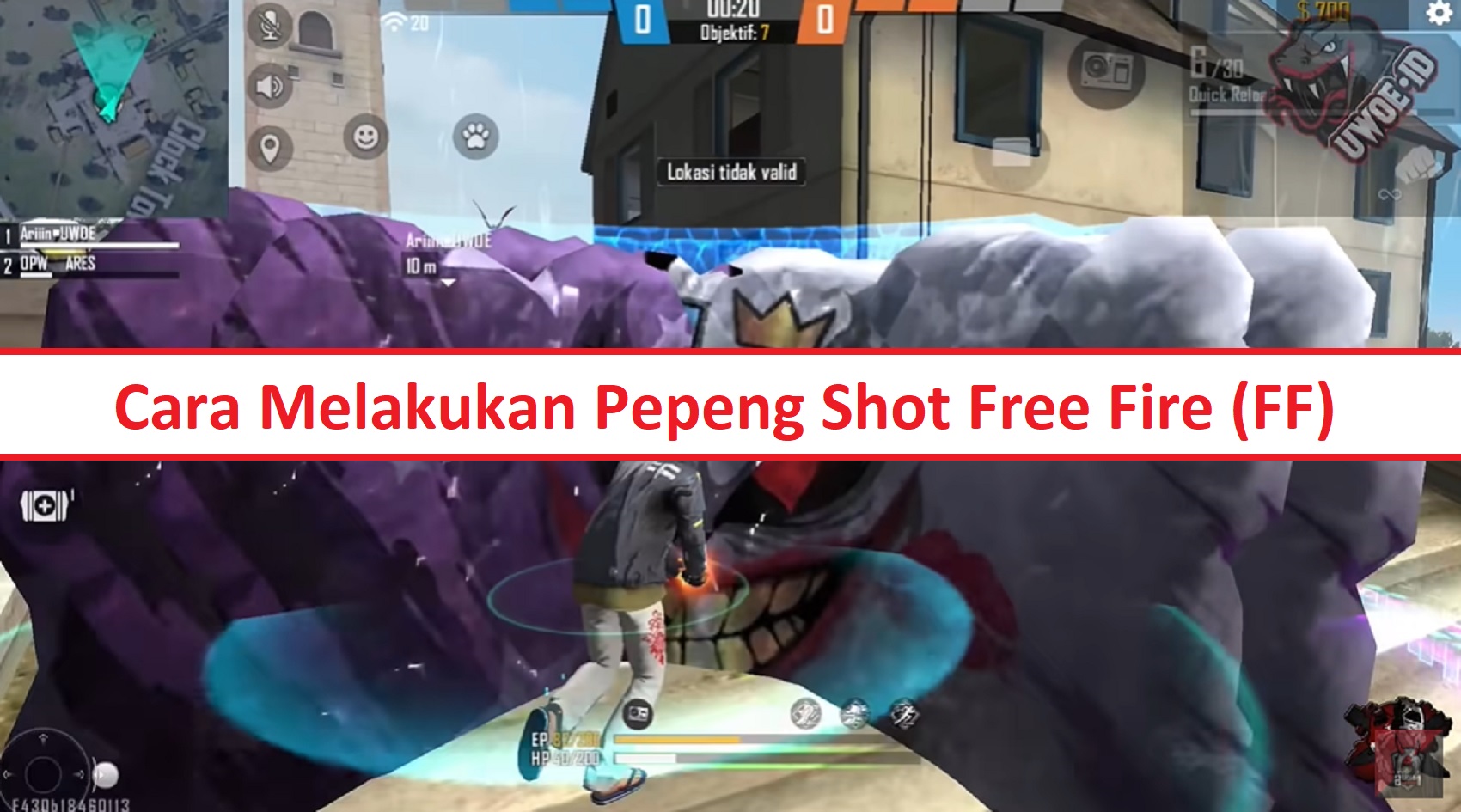 Cara Melakukan Pepeng Shot Free Fire (FF) – Esportsku