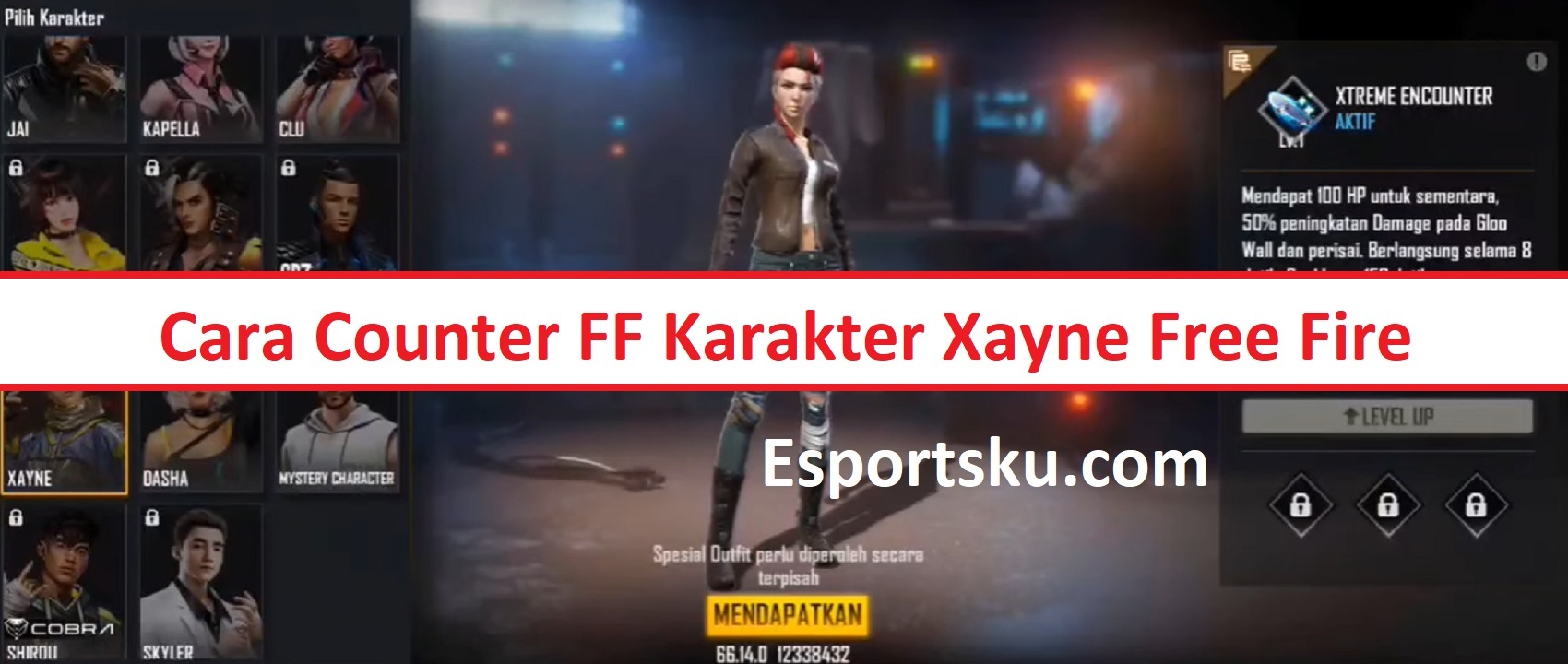 5 Cara Counter Karakter Xayne Free Fire (FF) – Esportsku