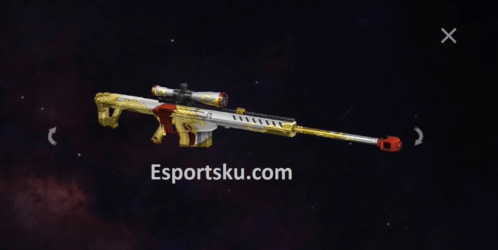 Leaked Skin M82B Dragon in Free Fire (FF) - Esports